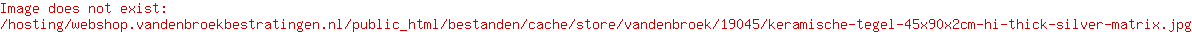 Keramische tegel 45x90x2cm Hi Thick Silver Matrix | Van den Broek ...